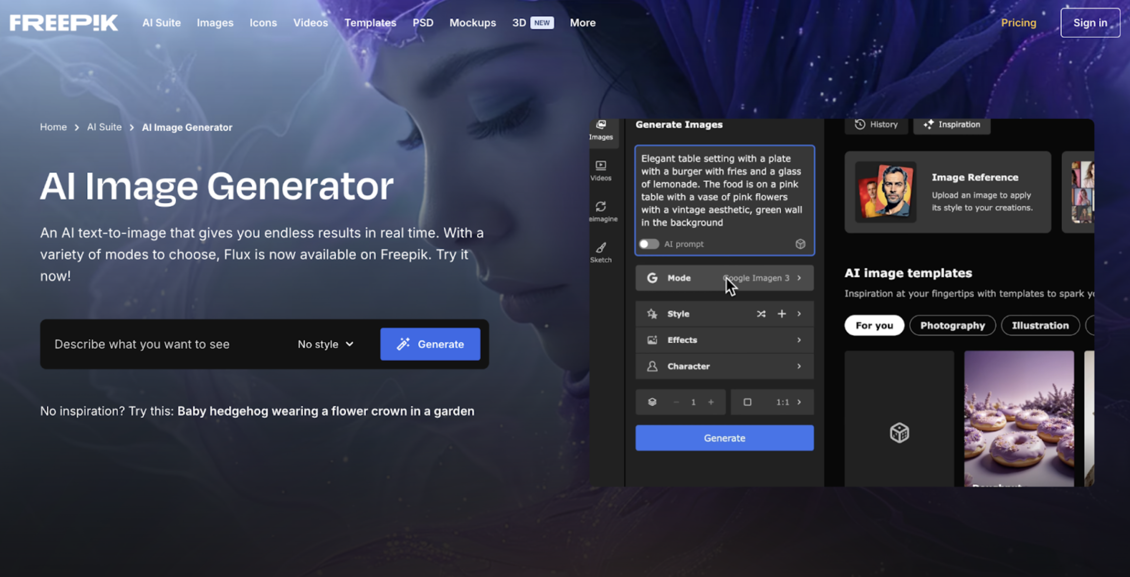 Freepik ai image generator | Brigade Web